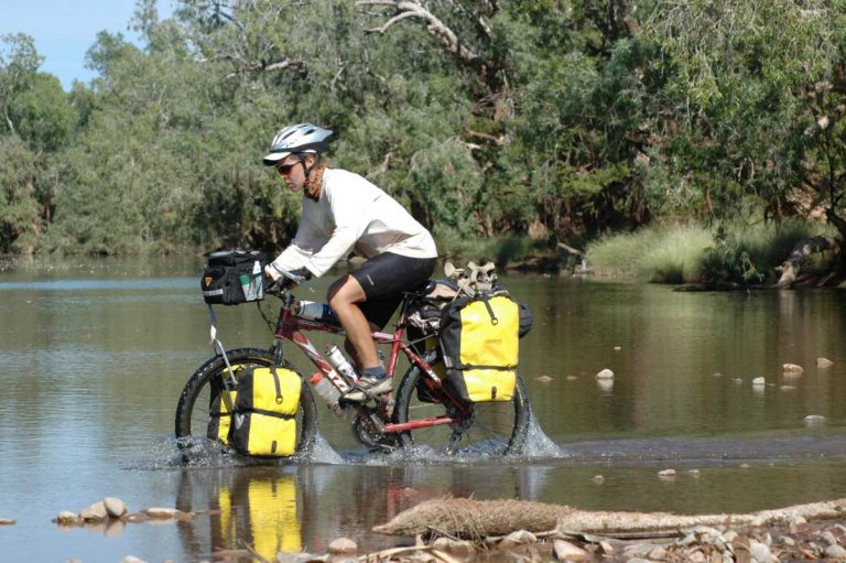 Crossing the Victoria River, Victoria River Downs Station, Northern ...